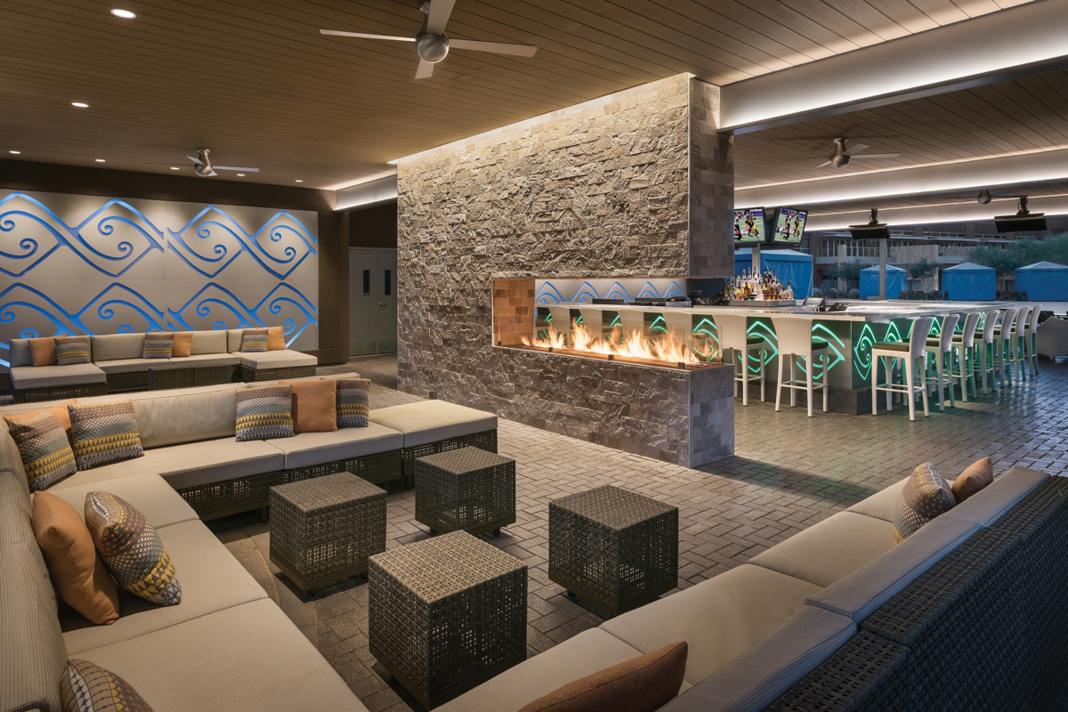 Suncatcher Bar,Talking Stick Resort - FFKR Architects