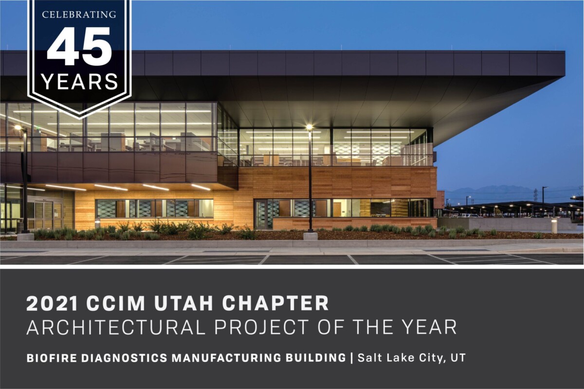 BioFire Manufacturing wins 2021 CCIM Utah Project of the Year - FFKR ...