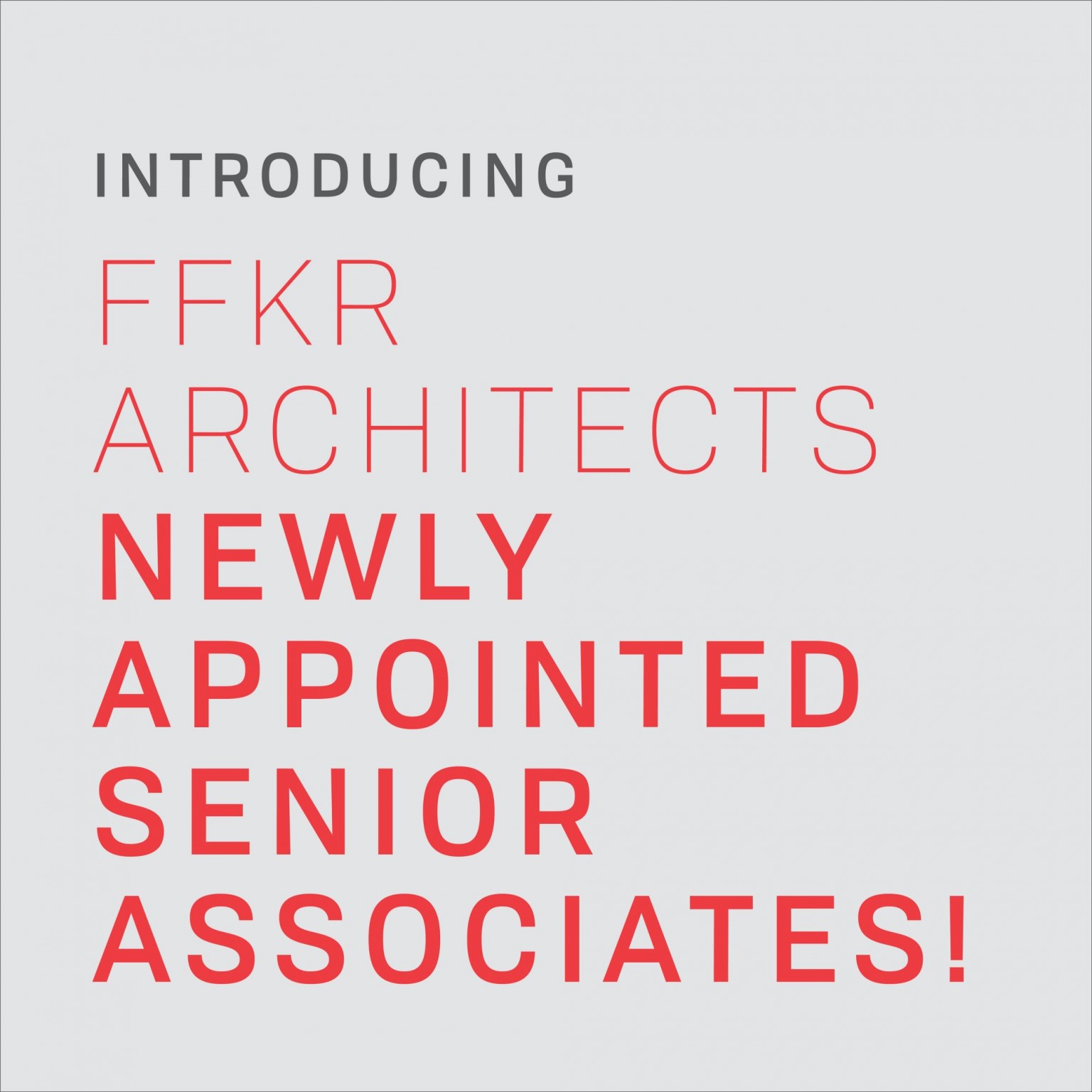 Architecture - FFKR Architects