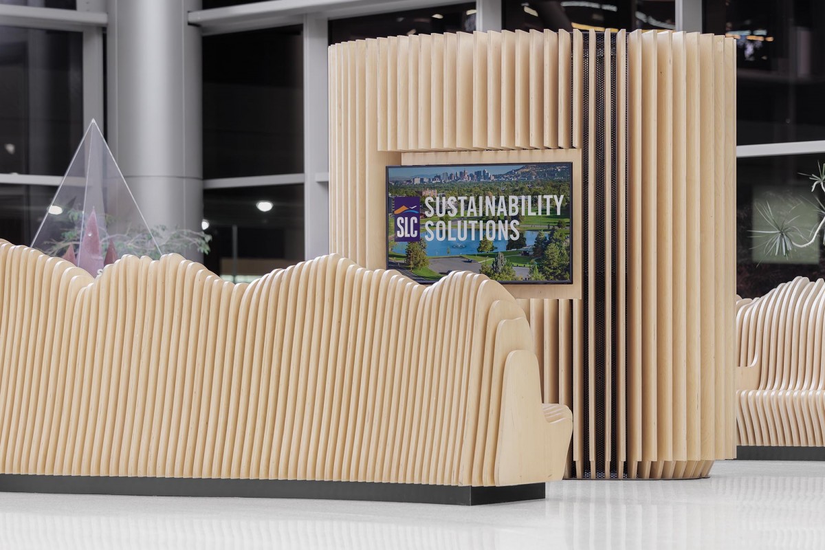 Sustainability Display at Salt Lake City International Airport - FFKR ...